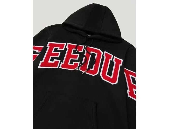 Geedup Team Logo Hoodie "Black Red" – UNTIED AU
