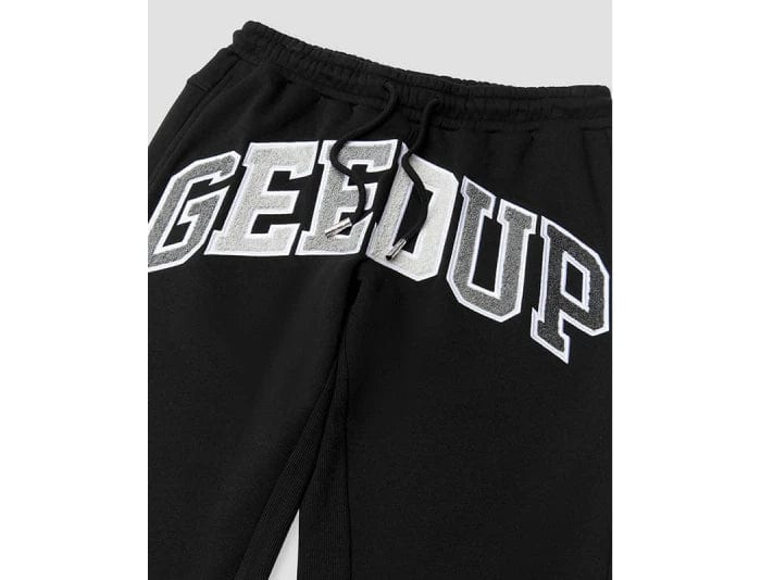 Geedup Team Logo Trackpants "Black Monogram" – UNTIED AU